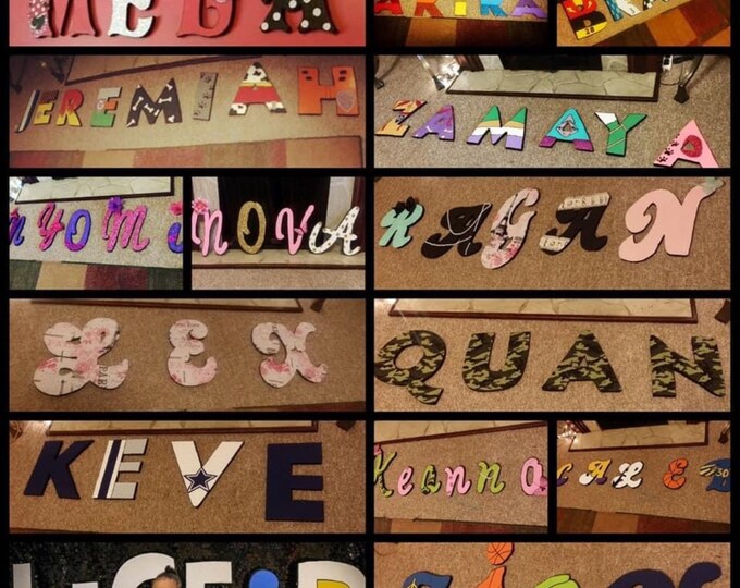 Custom Letters - Etsy