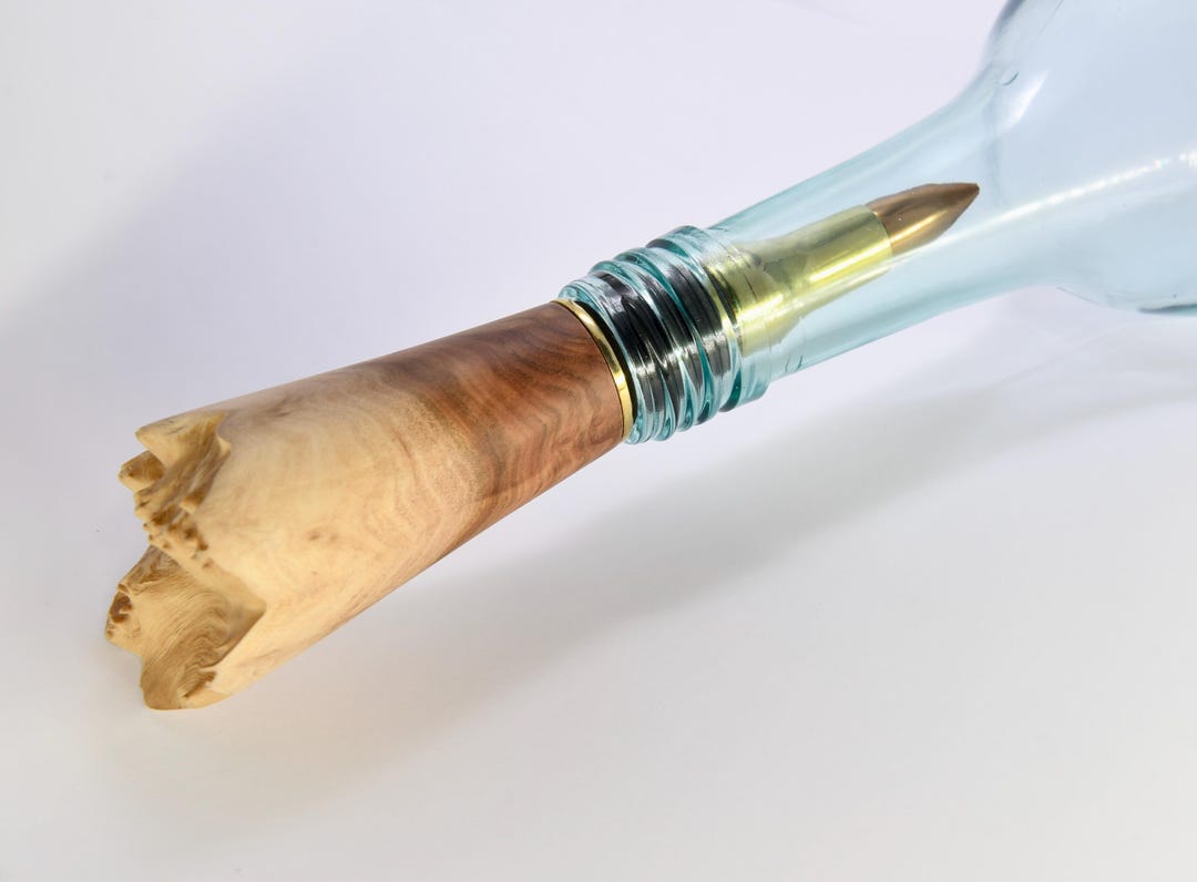 Wine Stopper With Live Edge Burl - Etsy