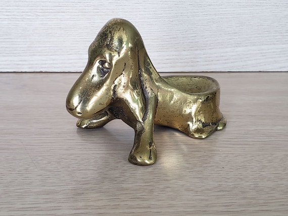 1940s Brass Pipe Rest Holder Stand Basset Hound Dog - Etsy