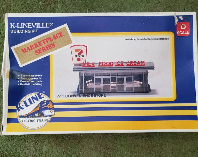 O Scale 7-11 Convenience Store Model Kit by K-line K-lineville for ...