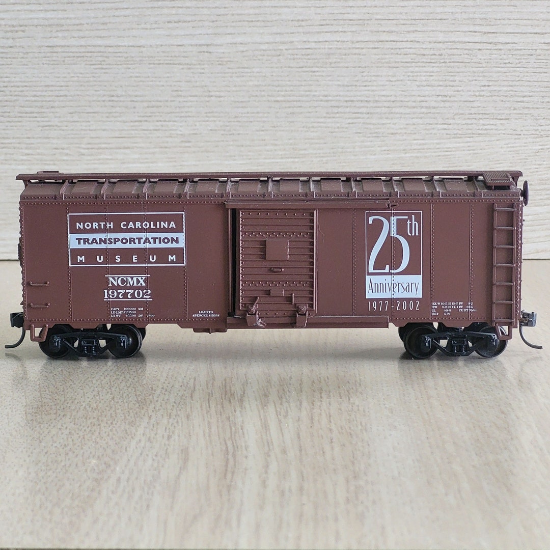 HO Scale North Carolina Transportation Museum Boxcar Model - Etsy