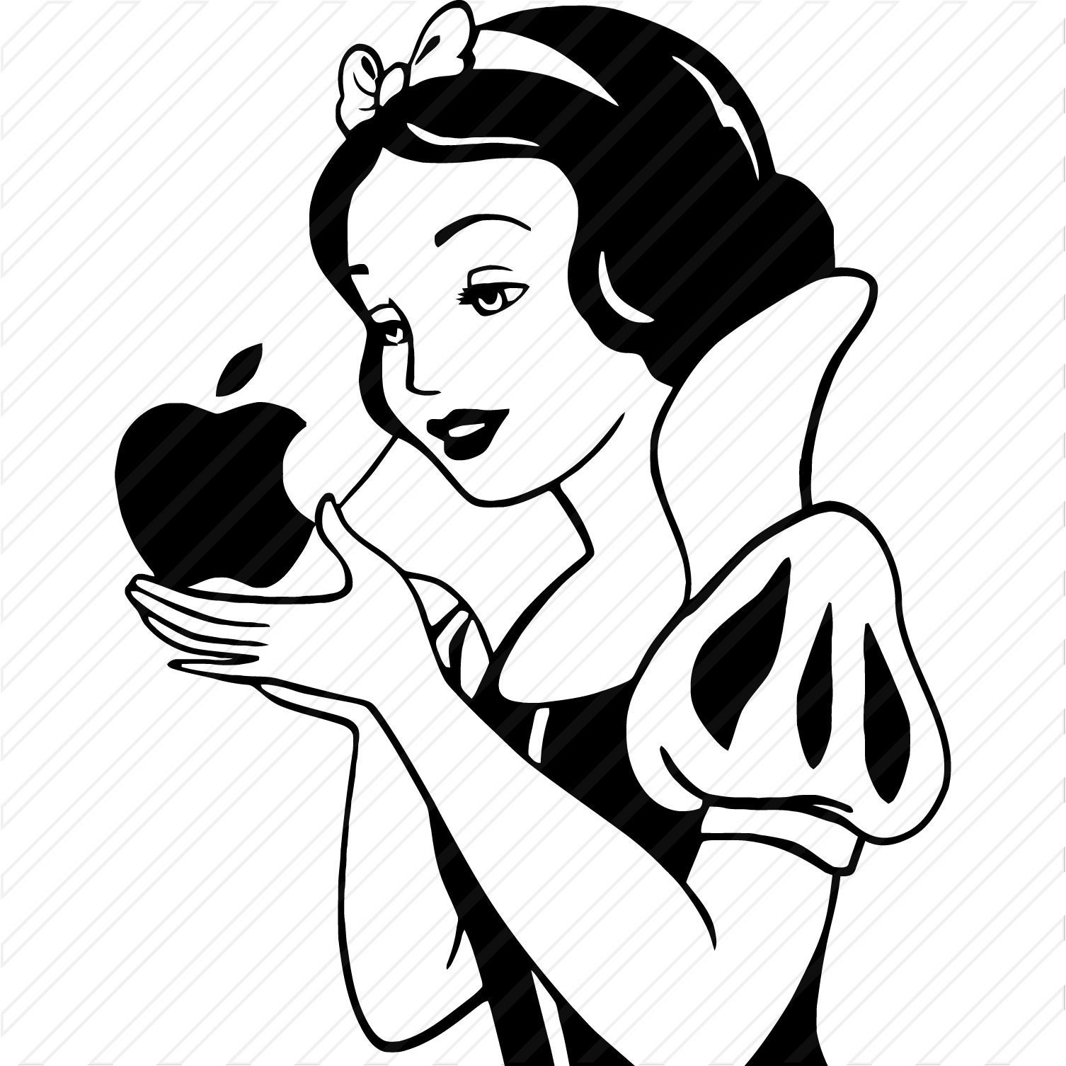 Snow White cut file Cricut svg Disney princess svg Snow White Svg ...