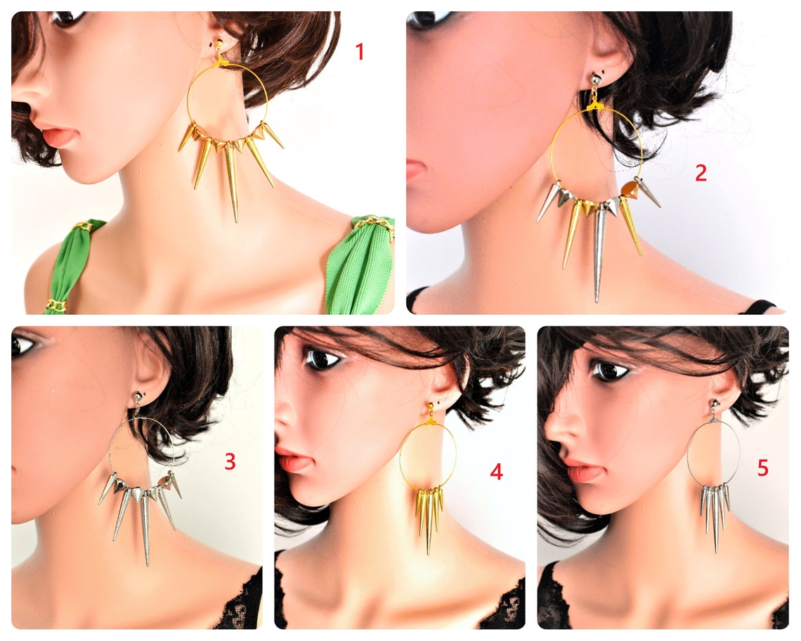 Spiked Shoulder Jewelryspiked Epauletteschained Shoulder - Etsy