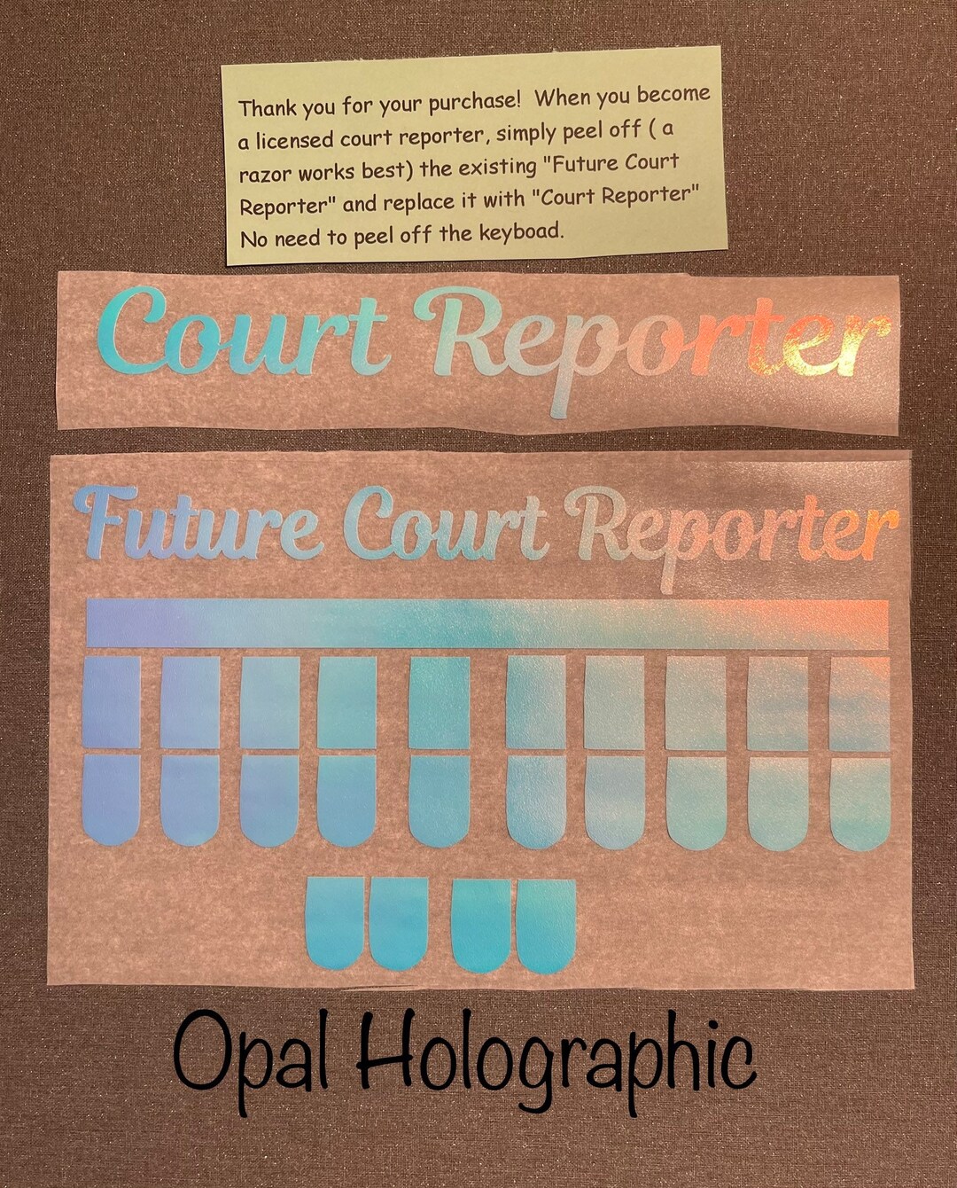 CSR Car Decal, Future Court Reporter Decal, Stenographer, Shorthand ...