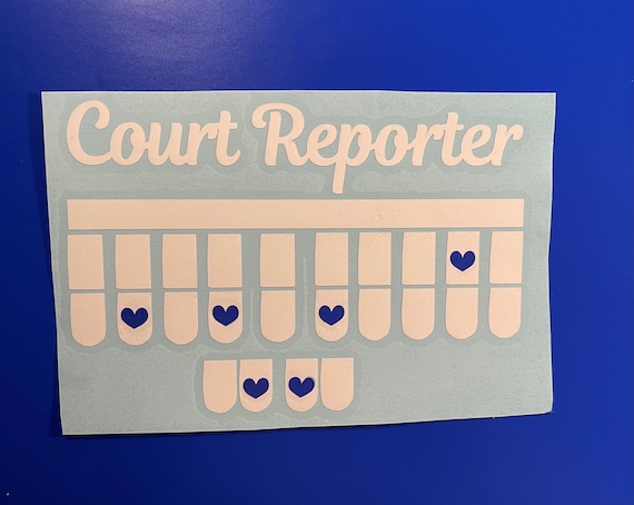 CSR Car Decal Court Reporter Decal Stenographer Shorthand - Etsy