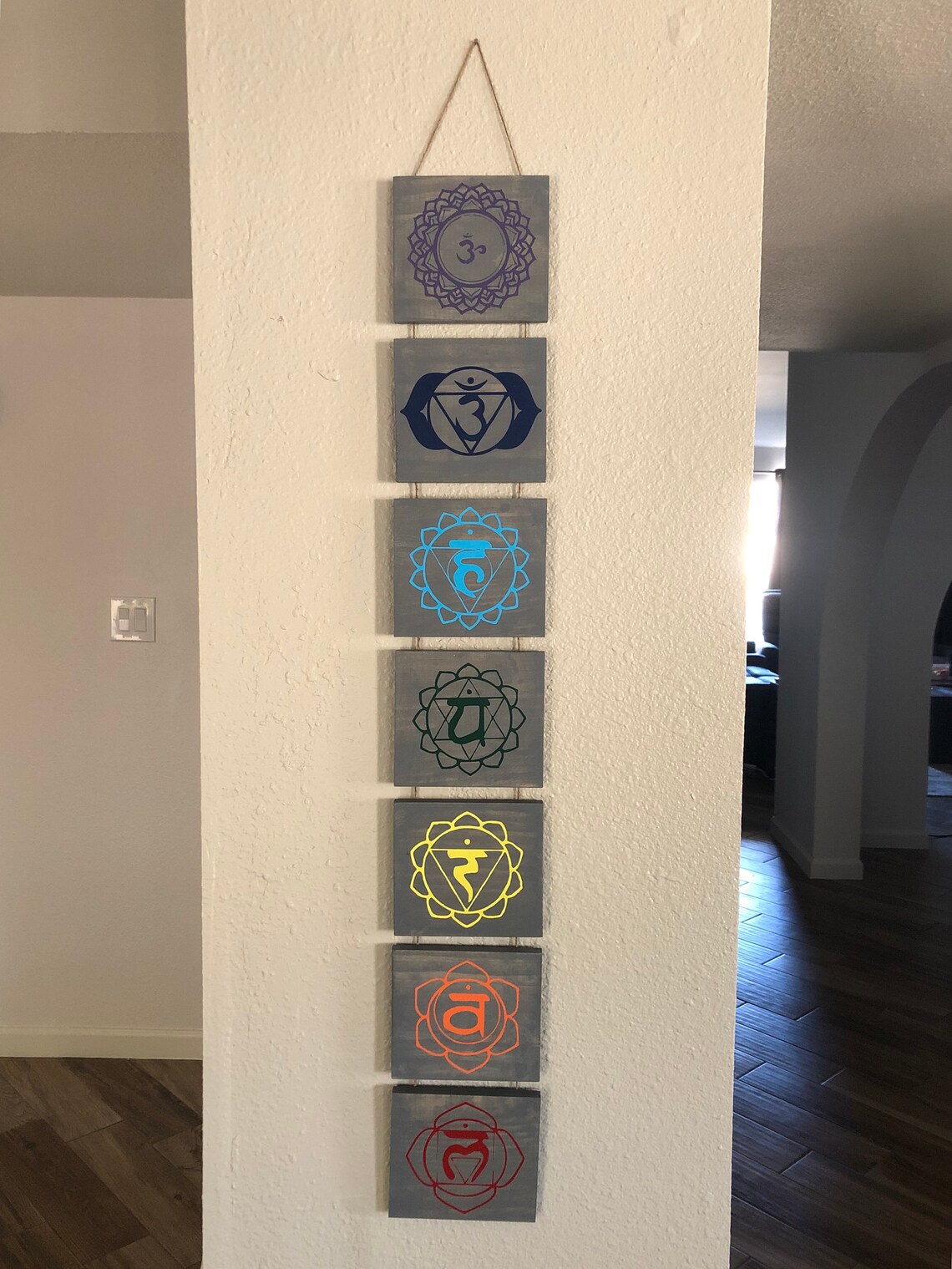 Chakra Sign Chakra Wall Hanging | Etsy