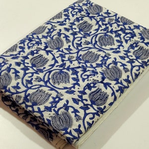 3 Yard Indian Cotton Fabric Dabu Printed Fabric Block Print Cotton ...