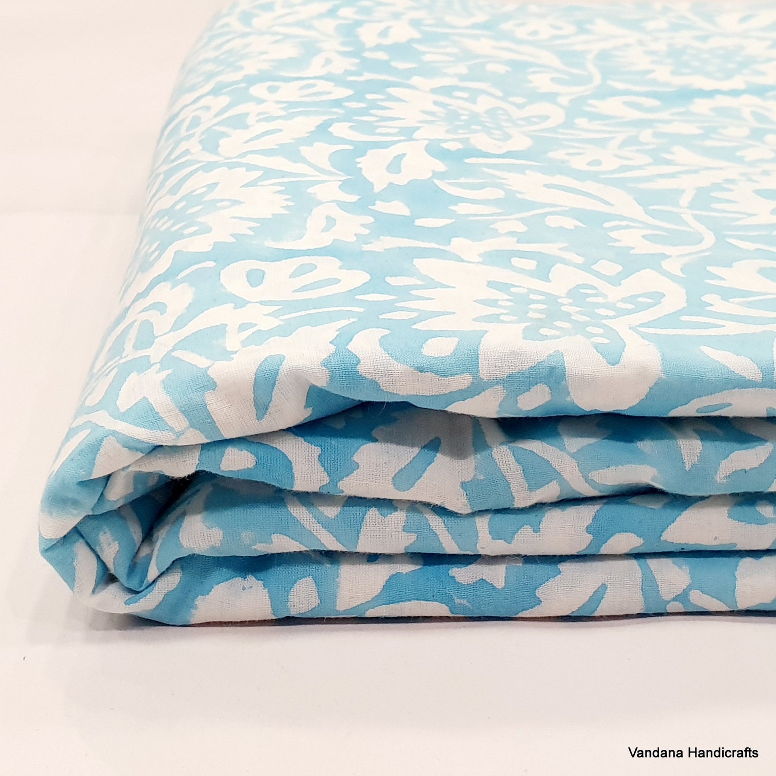 Indian Cotton Fabric, Lightweight, Block Print, Festival Prints ...