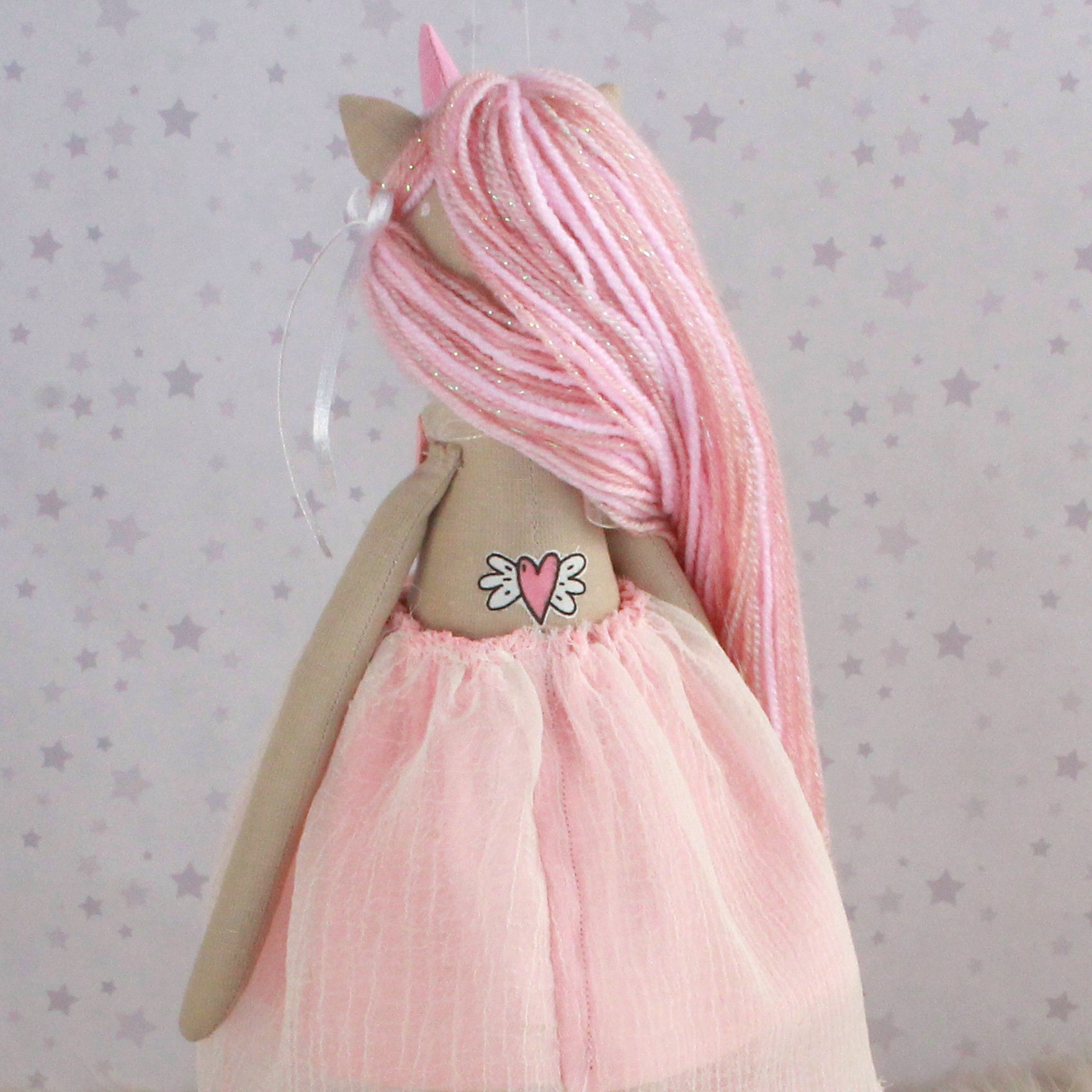 Unicorn doll handmade unicorn dolls set unicorn doll gift | Etsy