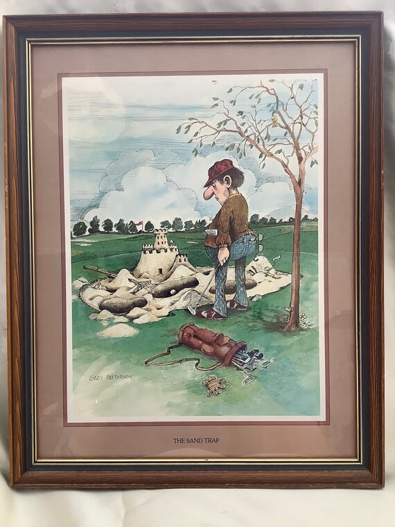 Gary Patterson Golf Print the Sand Trap - Etsy
