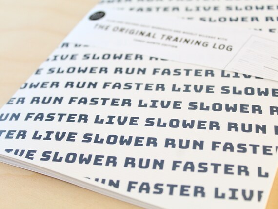 3-month Running Training Log Workout Planner for Runners - Etsy