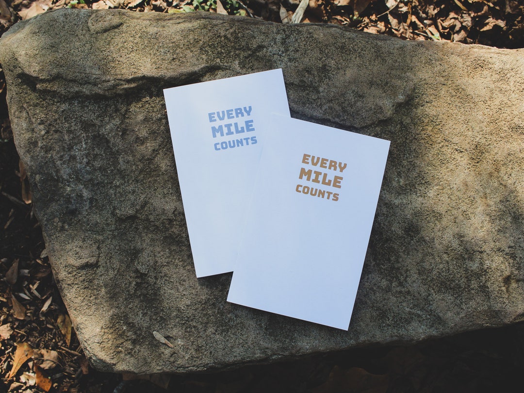 3-month Every Mile Counts Training Log, Running Journal, Workout ...