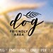 Dog Friendly Area Welcome Sign Pet Sign Wall Sign Mat Sign SVG Cut File ...