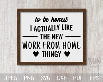 Work From Home Svg - Etsy