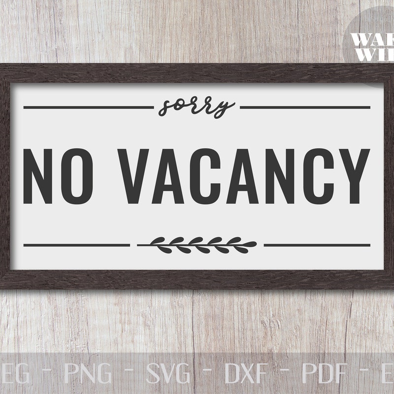 No Vacancy Sign - Etsy