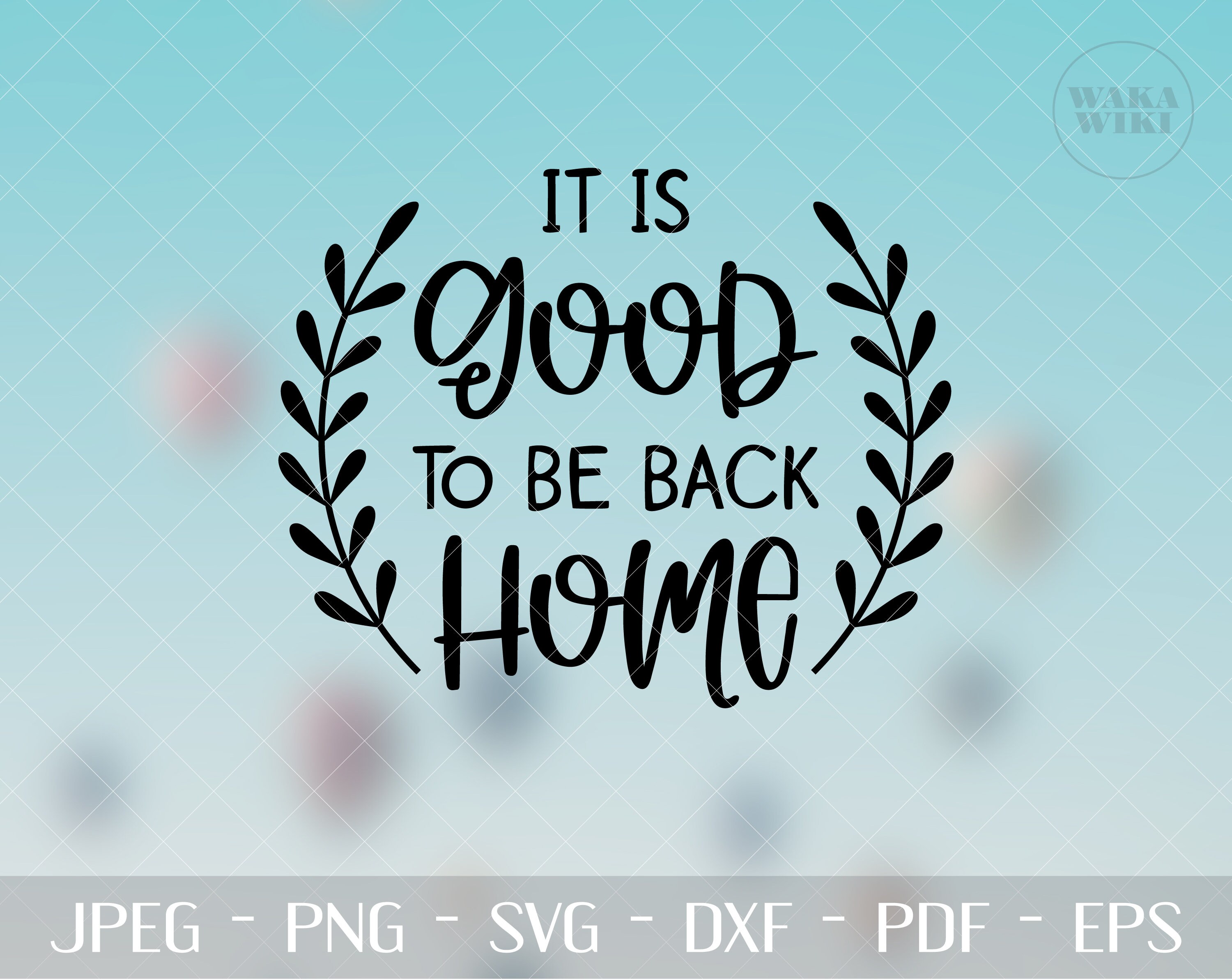 It is Good to Be Back Home Living Family Room Farmhouse - Etsy
