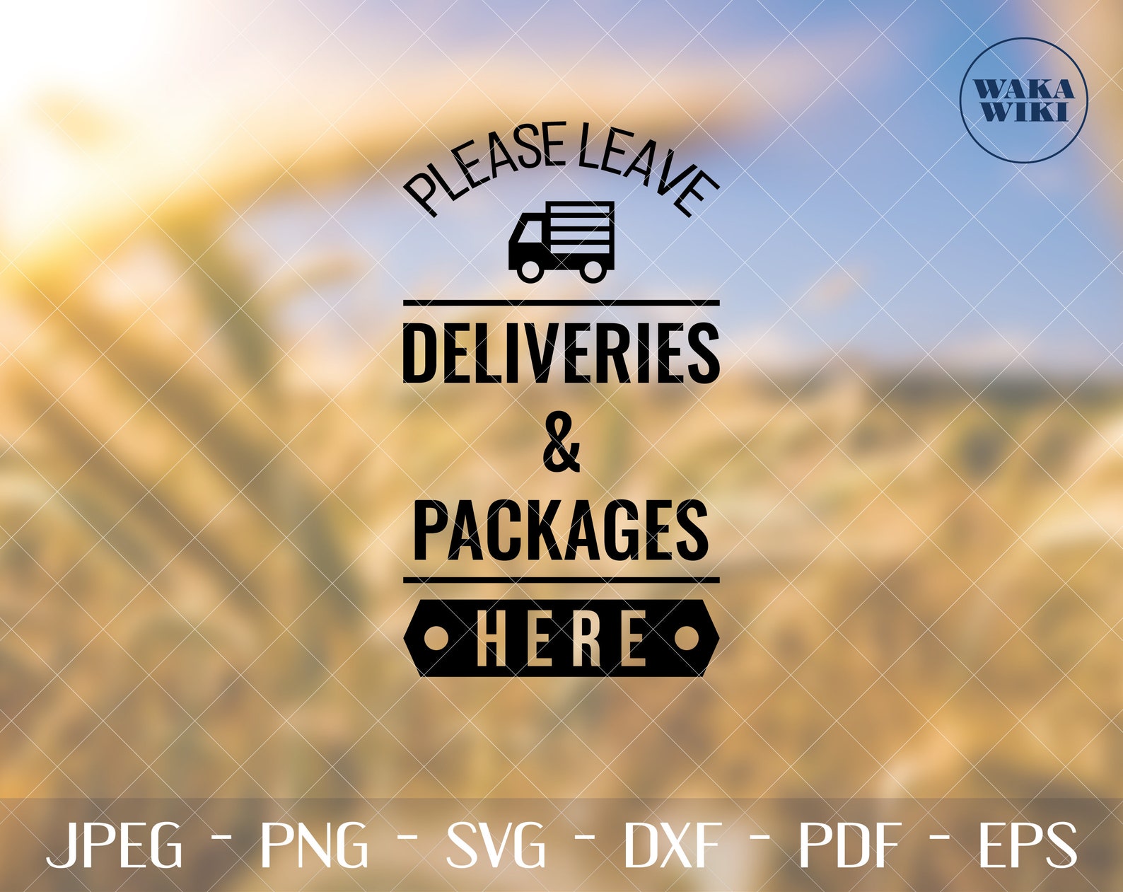 Please Leave Deliveries and Packages Here Drop off Sign Place Here Sign ...