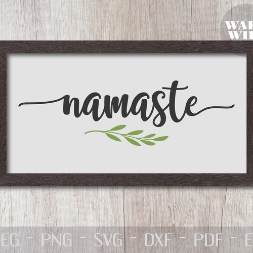 Visual Arts Craft Supplies & Tools Stencils Namaste Home Entry Sign Zen ...