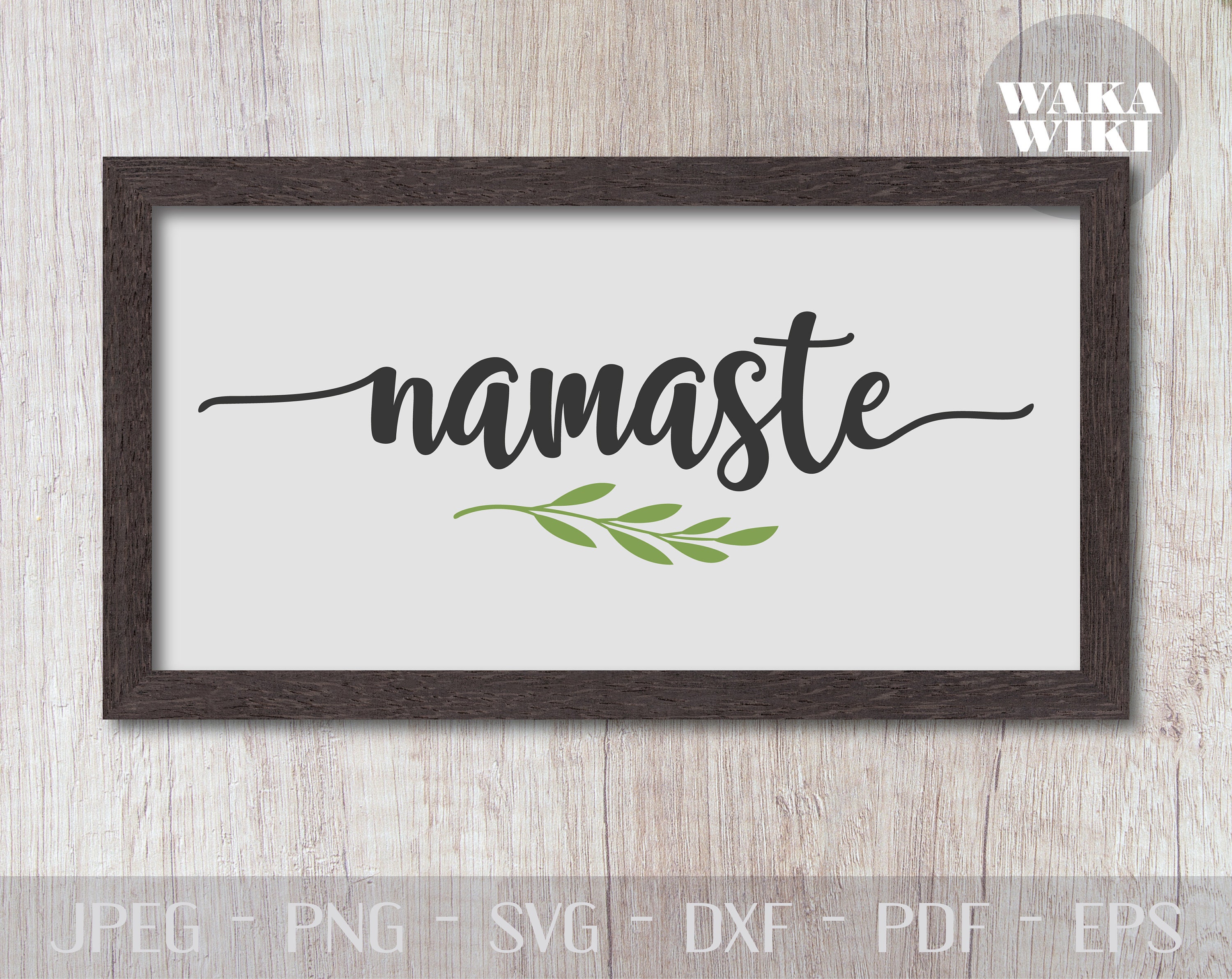 Namaste Home Entry Sign Zen Yoga Studio Decor Meditation Room - Etsy