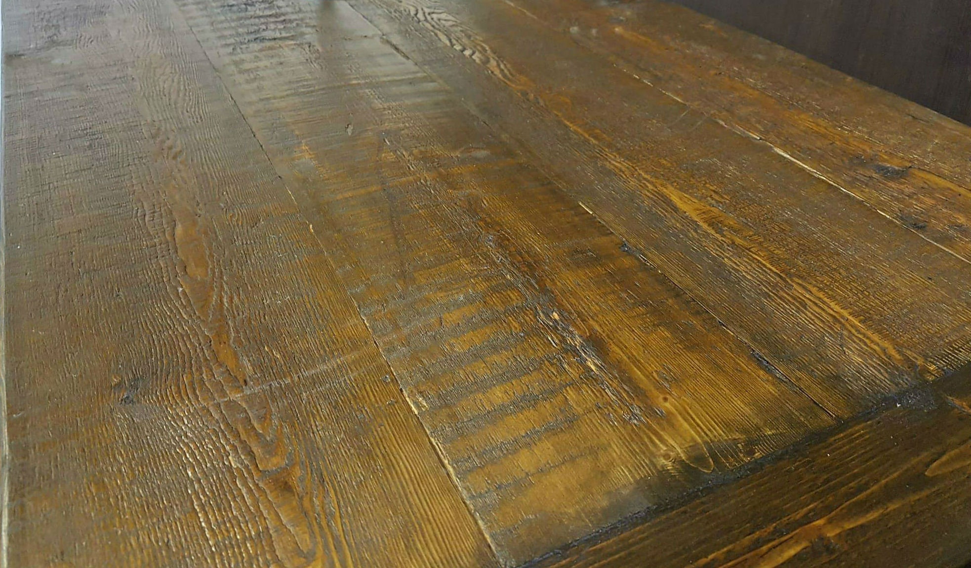 Reclaimed Table Tops / Farmhouse Dining Table / Reclaimed Table Bases ...