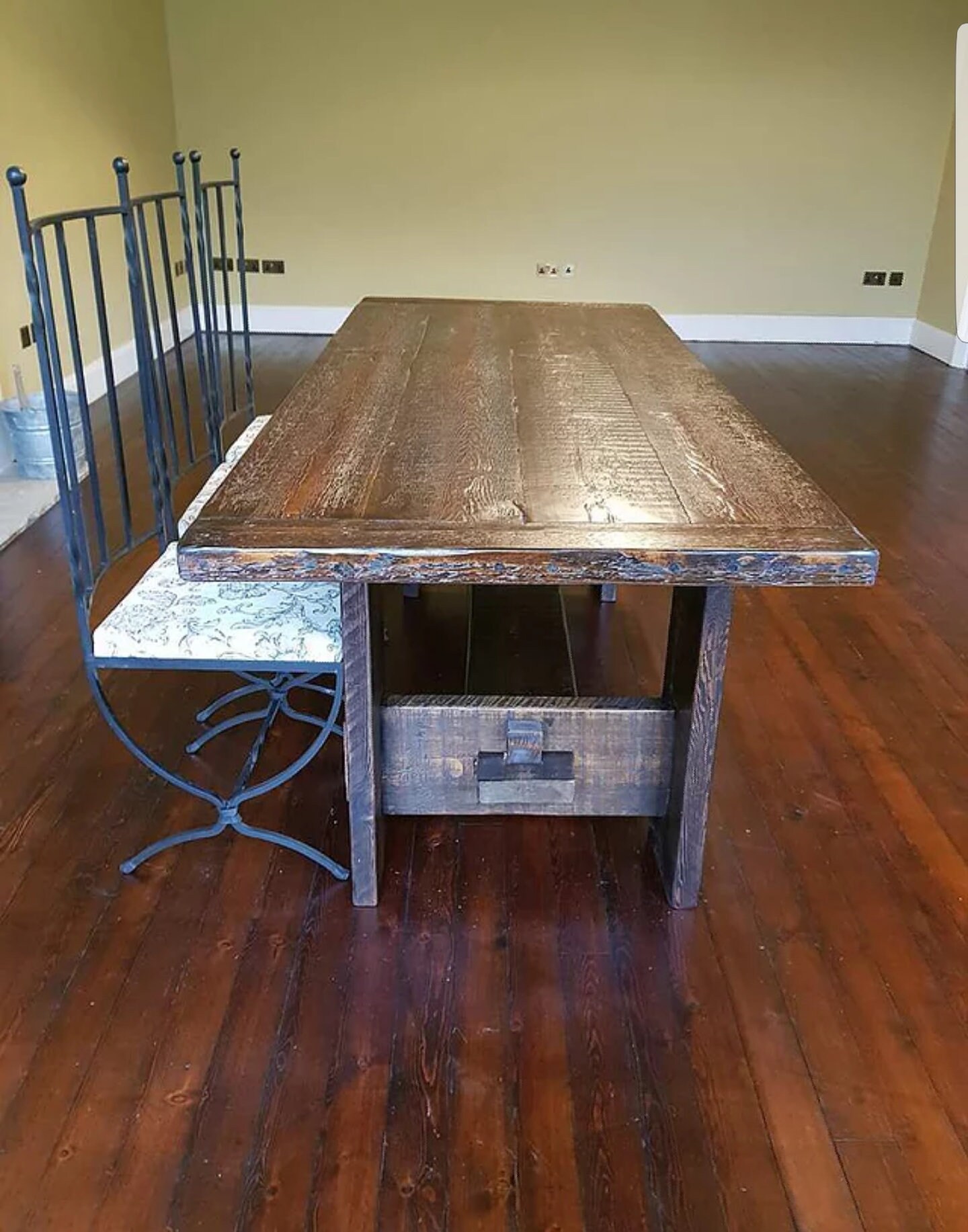 Reclaimed Table Tops / Farmhouse Dining Table / Reclaimed Table Bases ...