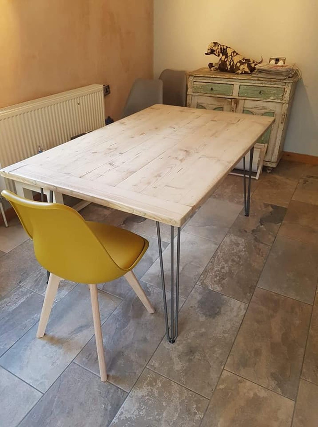 Contemporary Industrial Reclaimed Table Tops & Bases. - Etsy