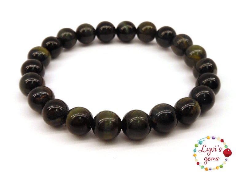 Hawk's Eye Bracelet Falcon Eye Quartz Braceletgrey - Etsy