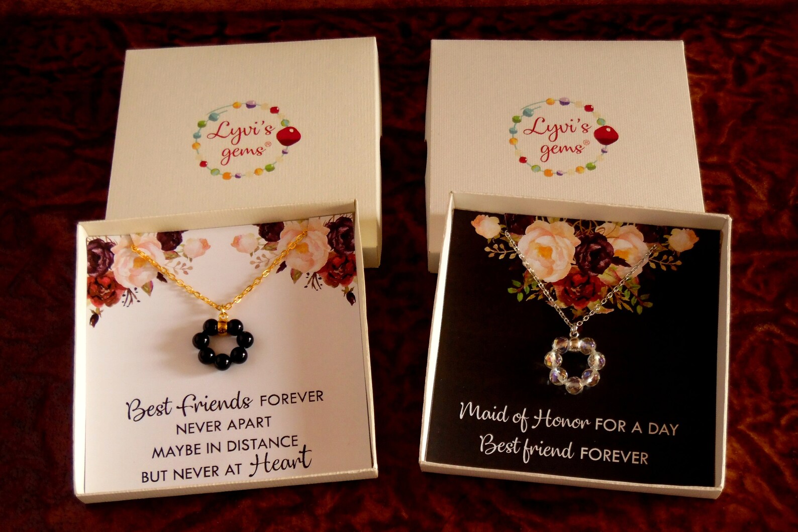 Maid of Honor for a Day Best Friend Forever Necklace,maid of Honor Gift ...