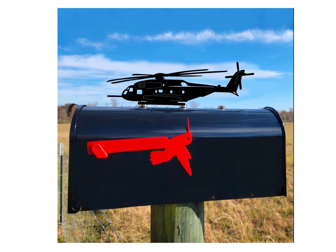 CH-53E Super Stallion Mailbox Topper, Powder Coated, Army Aviation ...