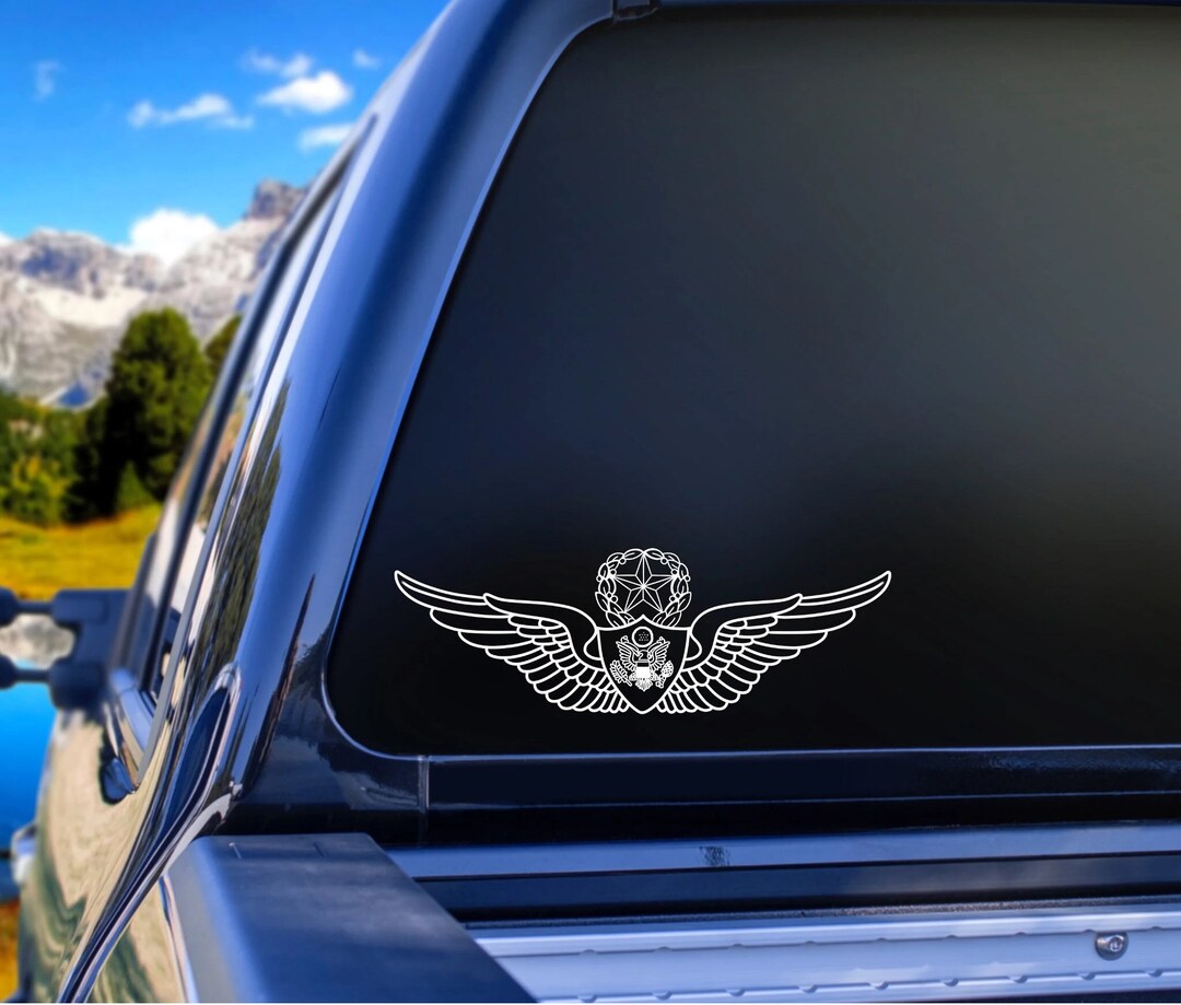 Master Aviation Army Crewman Wings Vinyl Decal, Army, Truck Decal, Car ...