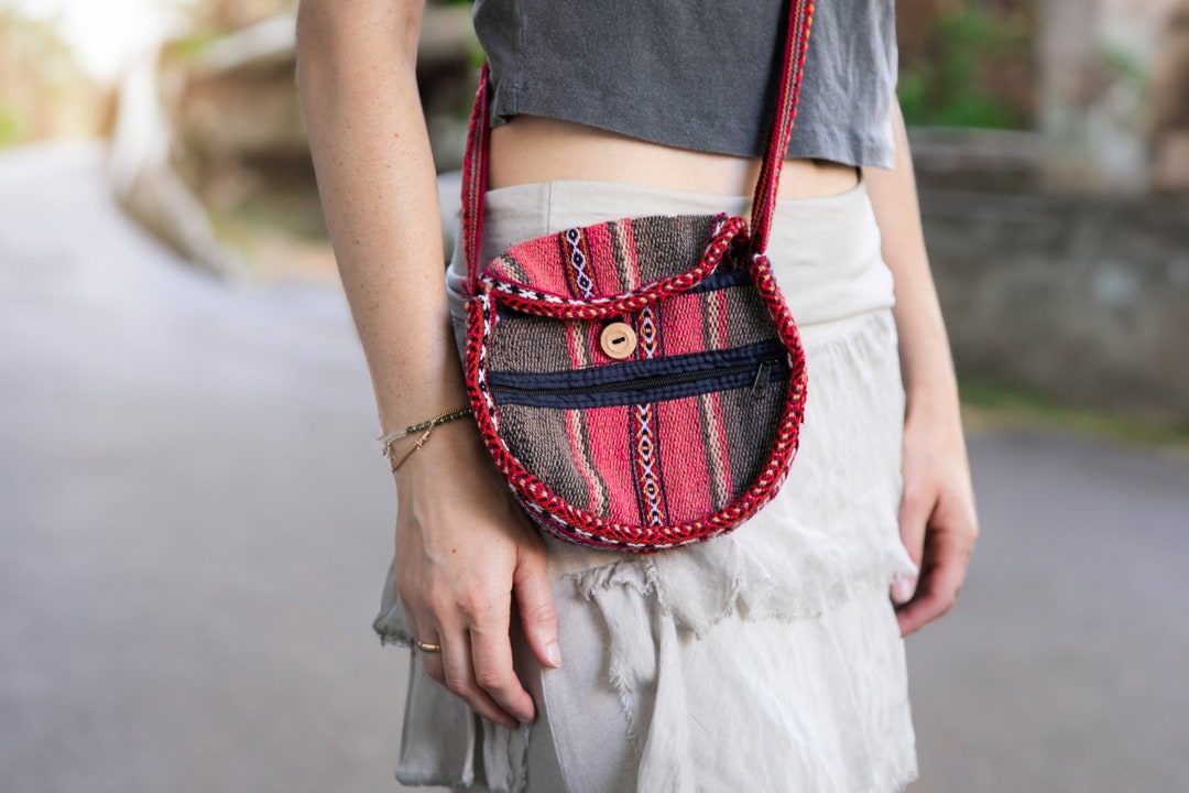 Ethnic Boho Vibes: Handcrafted Peruvian Cusco Textile Crossbody Bags ...