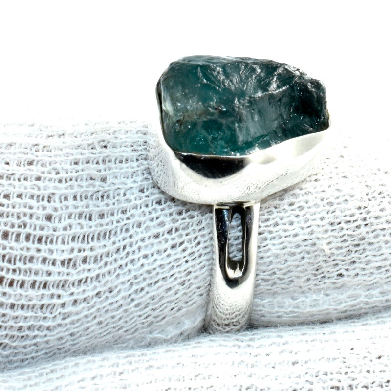 Rough Gemstone Ring - Etsy