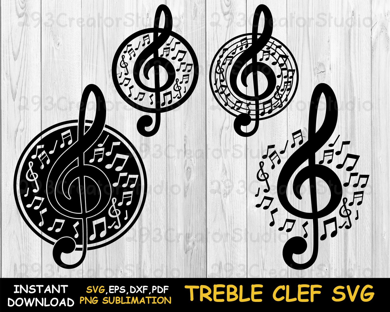 Notenschlüssel SVG Notenschlüssel SVG Musikliebhaber SVG-Datei - Etsy ...