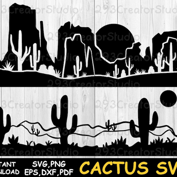 Landscape Svg - Etsy