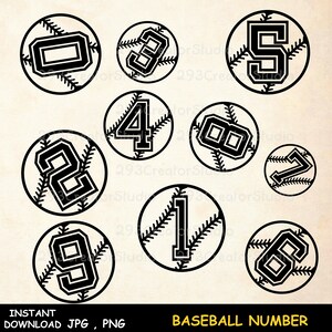 Baseball Letter Number SVG Baseball Svg Font Softball Alphabet Clipart ...