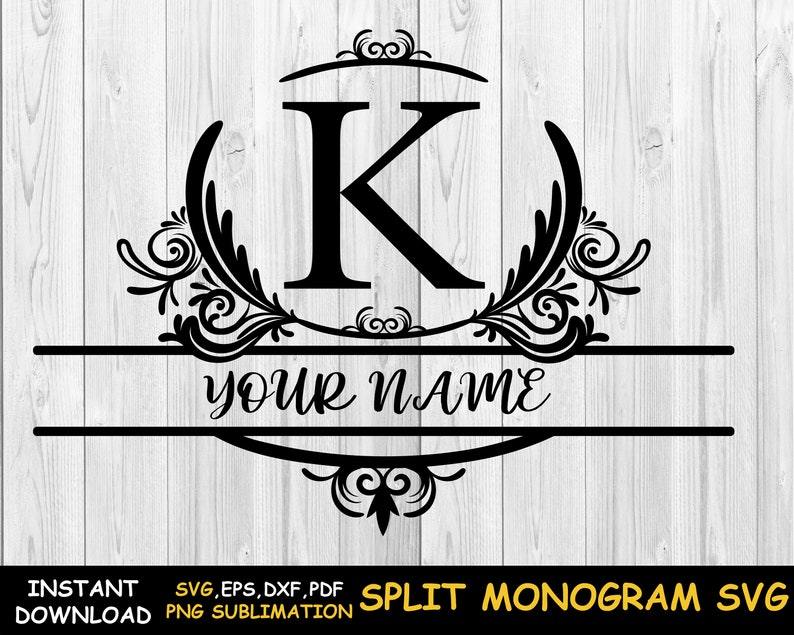 Split Monogram SVG Split Letter Svg Alphabet Split Font Png - Etsy