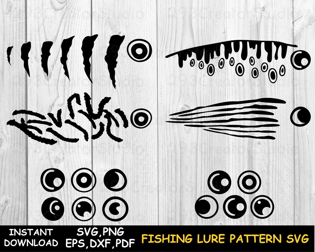 Fishing Lure Svg, Fishing Lure Pattern Svg, Fish Lover Tumbler Gift ...