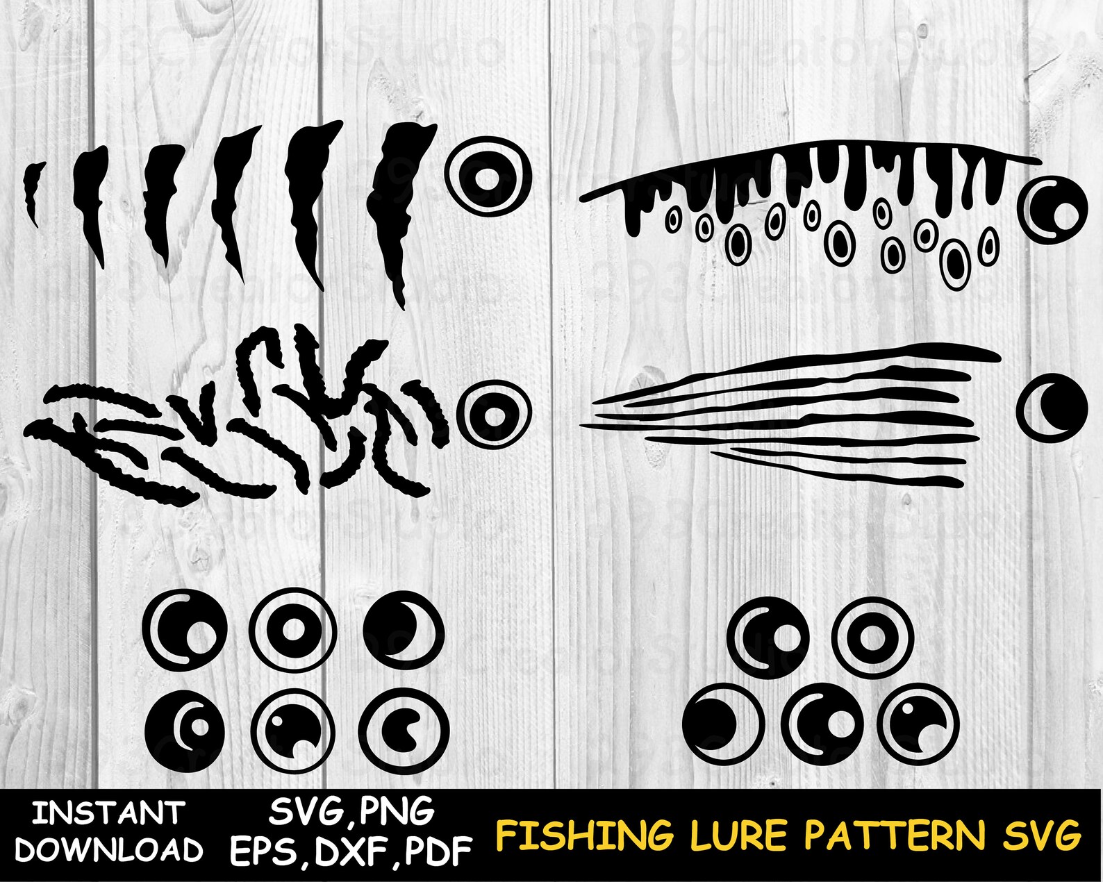 Fishing Lure Svg, Fishing Lure Pattern Svg, Fish Lover Tumbler Gift ...