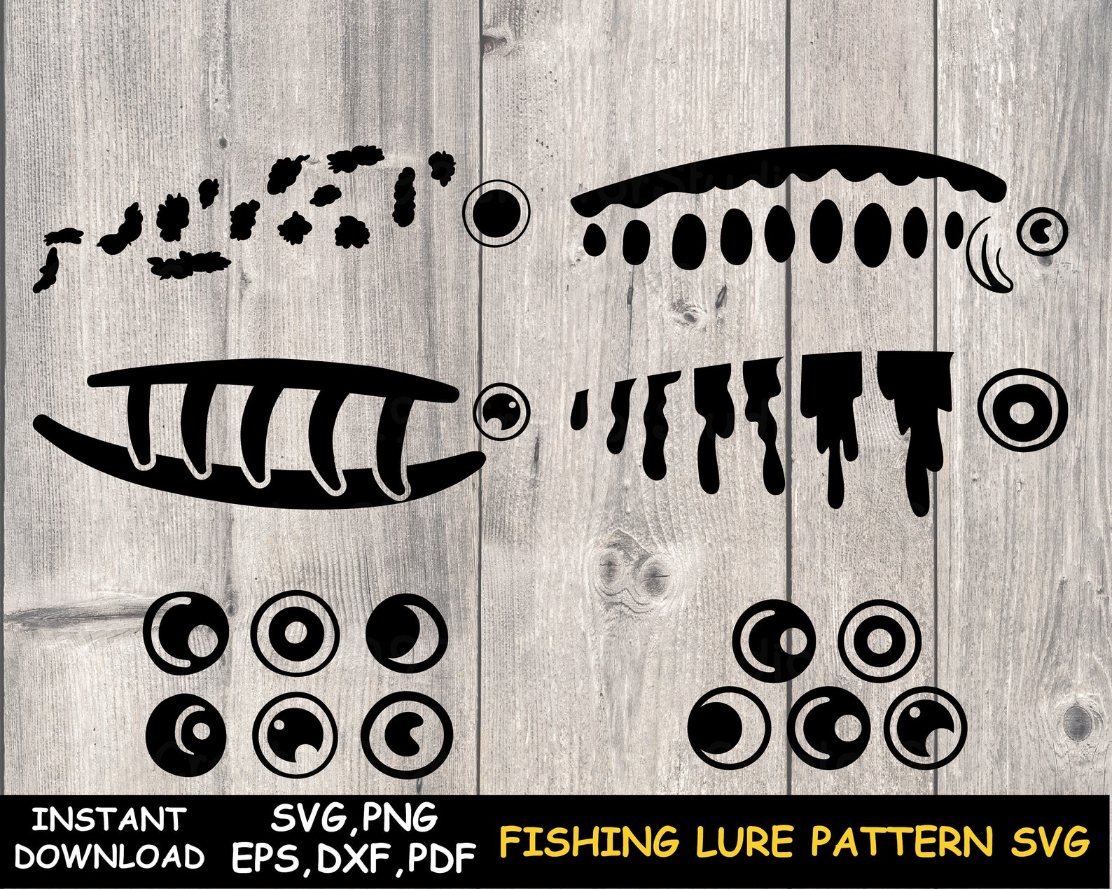 Fish Lure Svg for Tumble Fishing Lure Svg Fishing Lure Pattern - Etsy