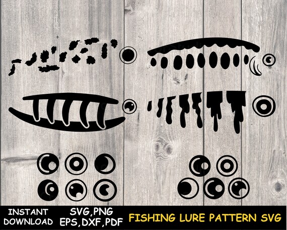Fish Lure Svg for Tumble Fishing Lure Svg Fishing Lure Pattern - Etsy