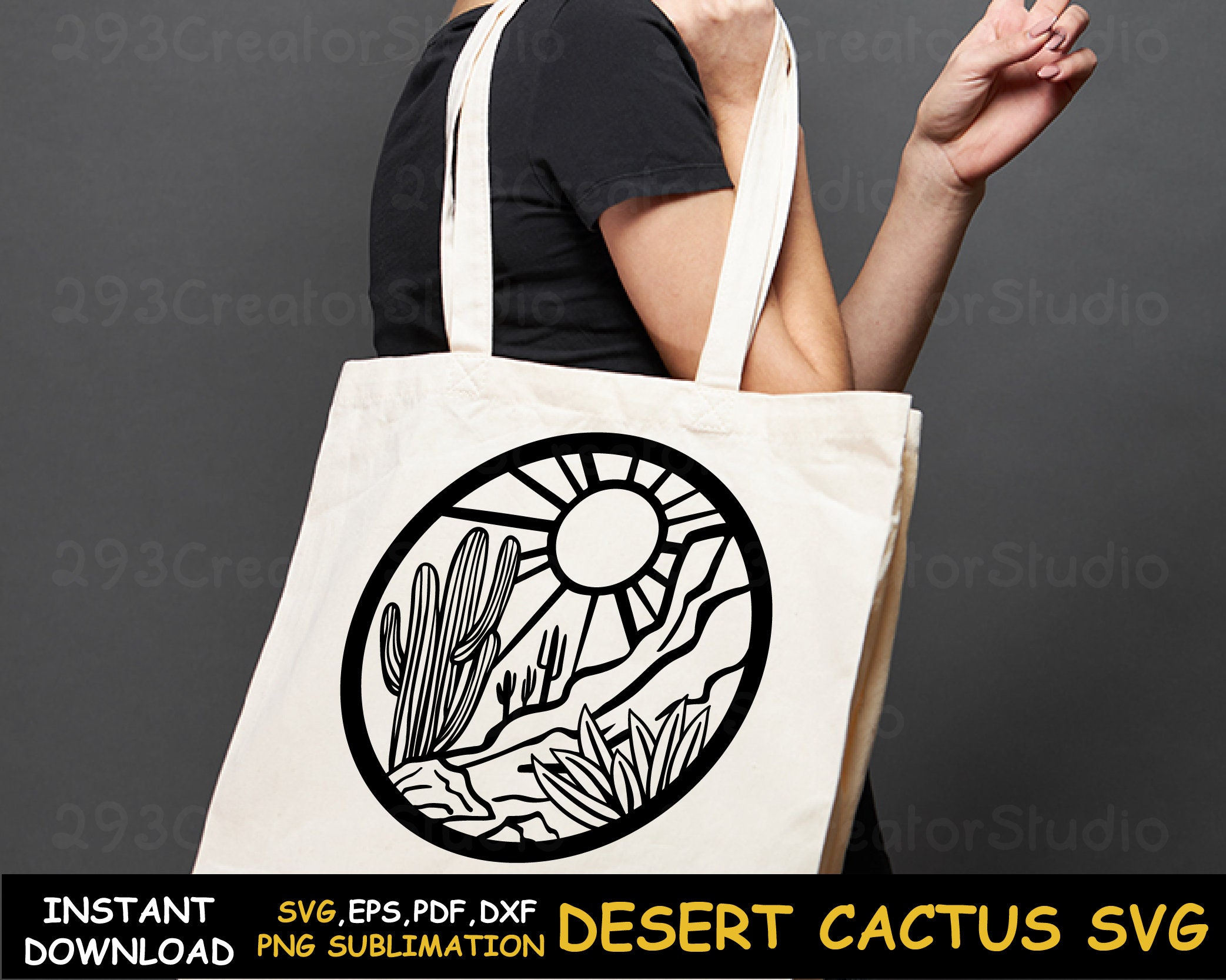Cactus Key Chain SVG Cactus Landscape Png Shirt Print Cacti - Etsy