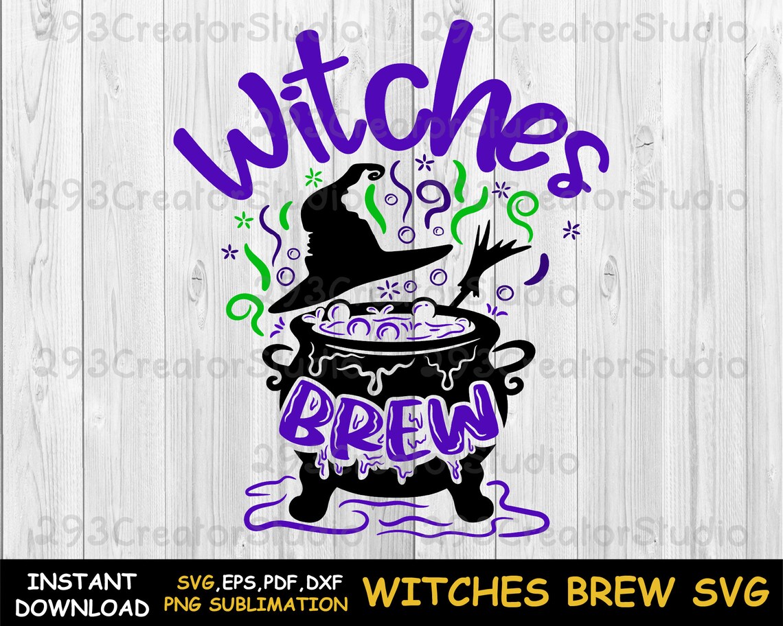Witches Brew Png Shirt Print Halloween Party Decor Png - Etsy