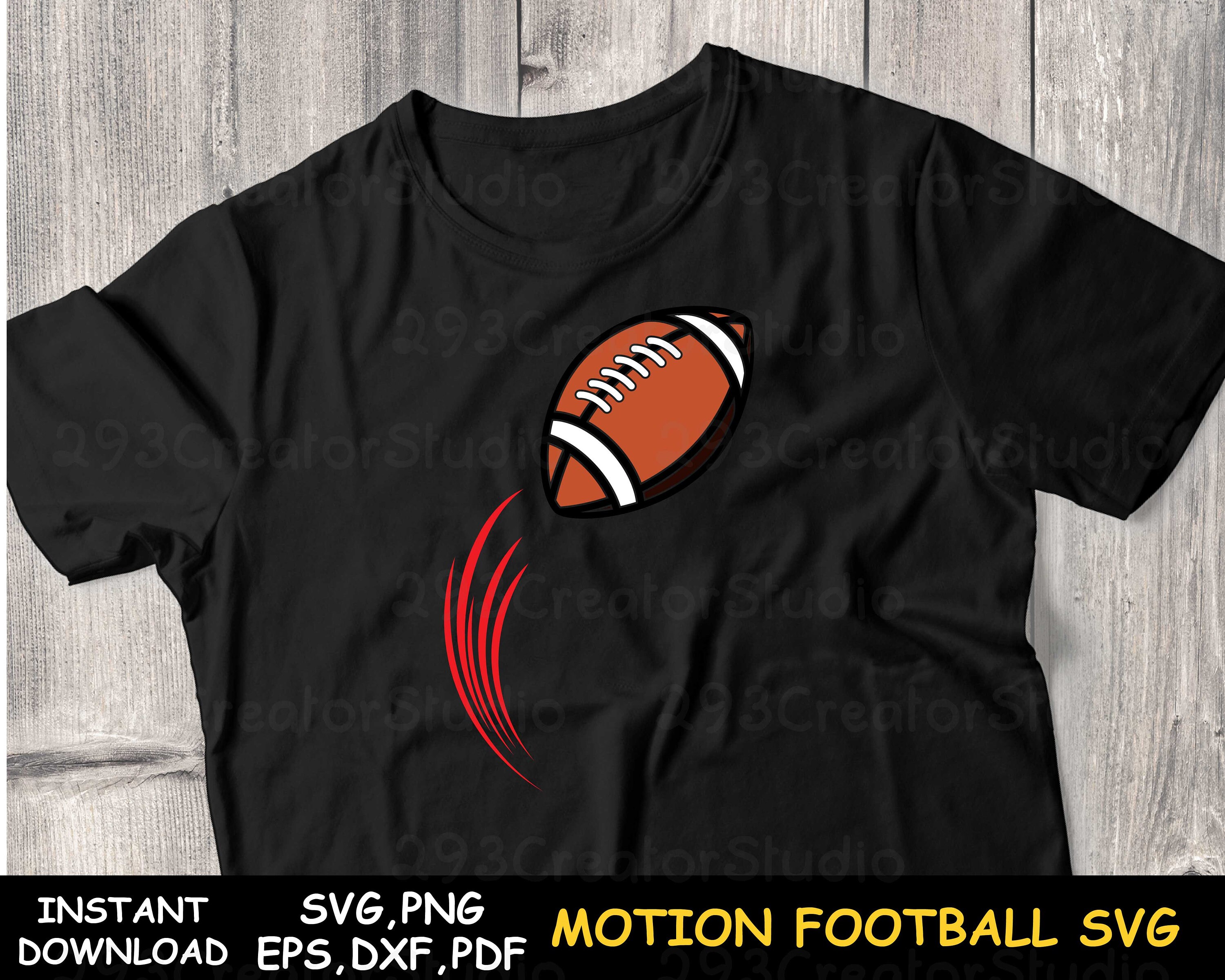 Motion Football Svg File for Cricut, Football Coach Shirt Png Design ...