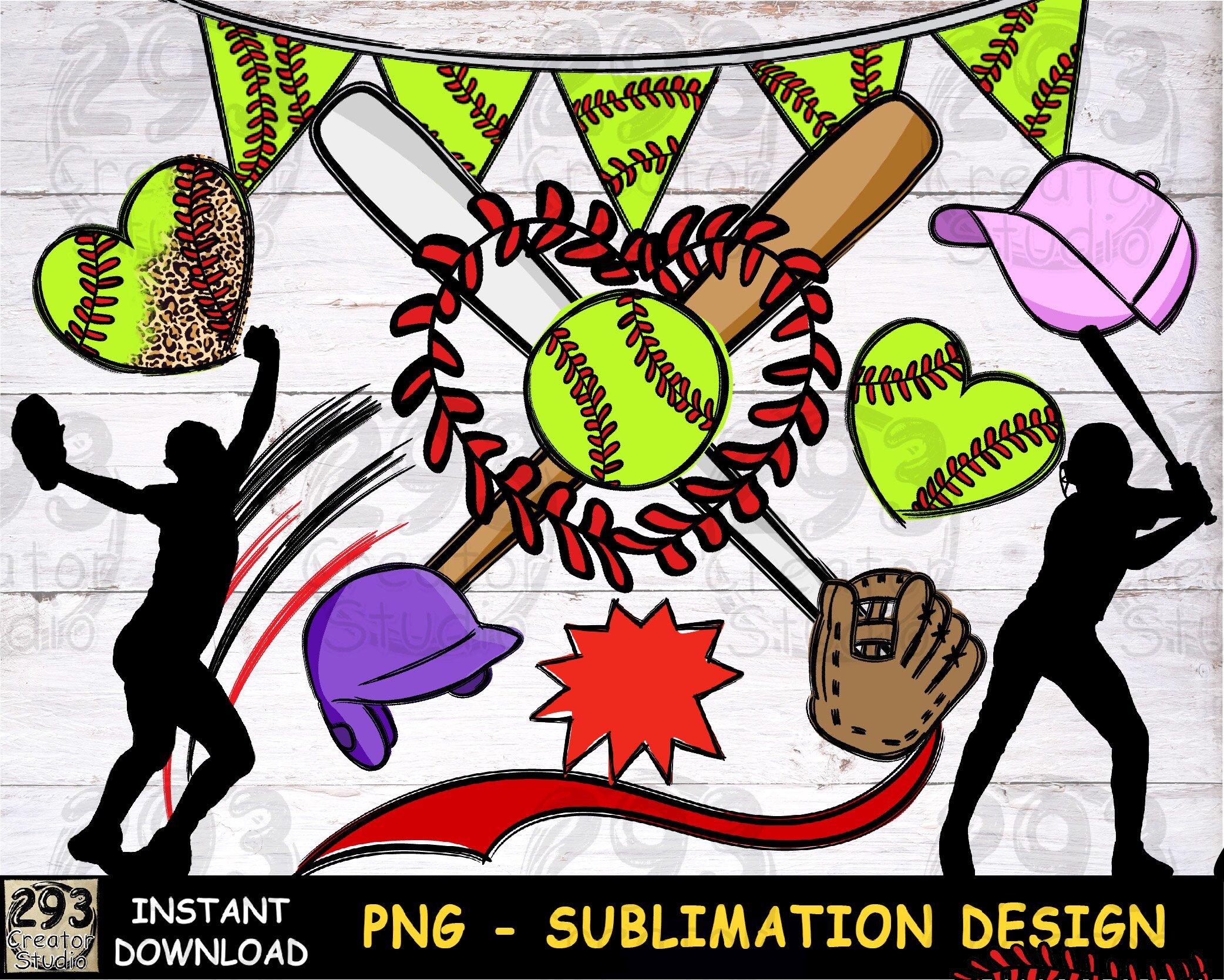 Softball Bundle PNG, Alphabet Letter Design, Sports Fan Shirt Design ...