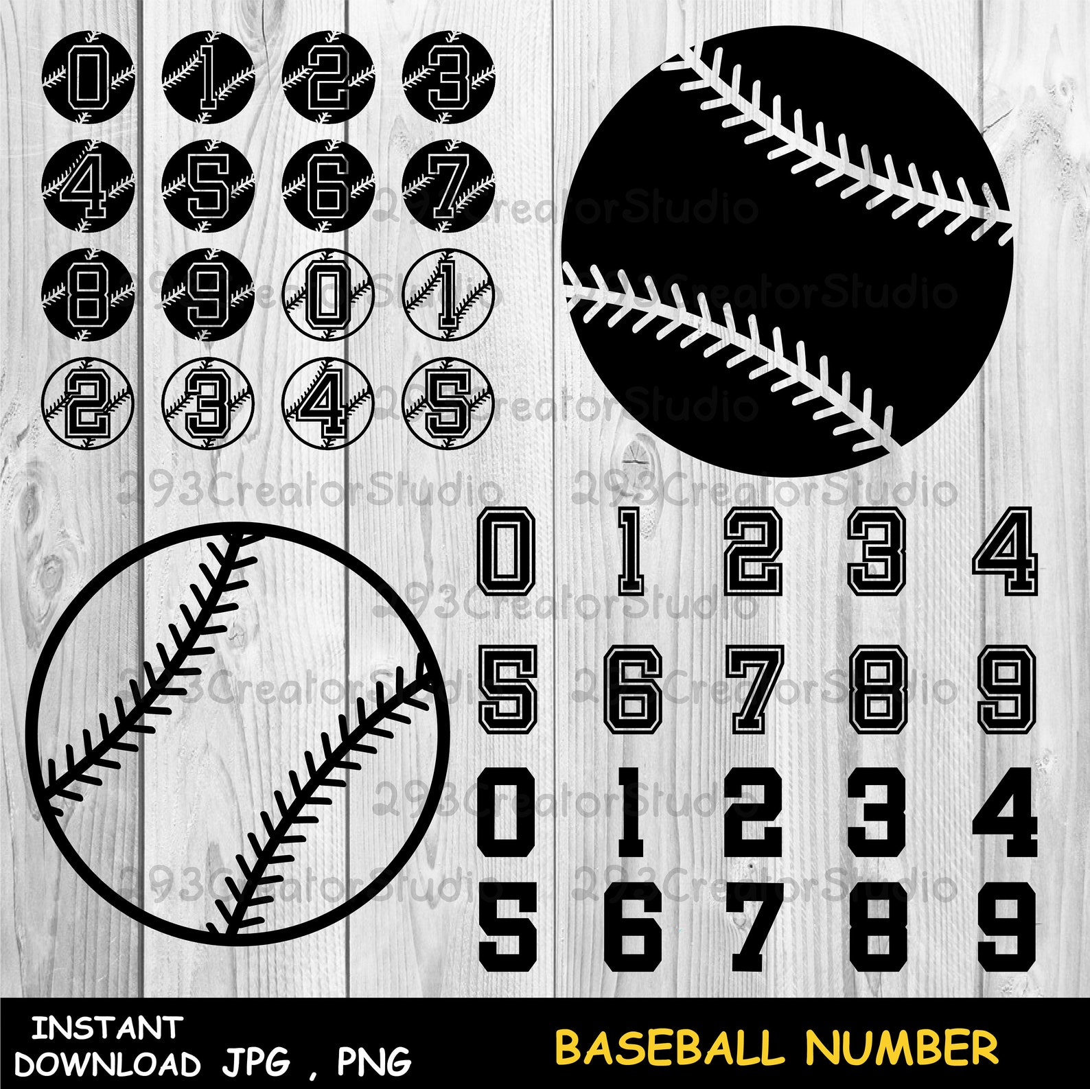 Baseball Letter Number SVG Baseball Svg Font Softball Alphabet - Etsy