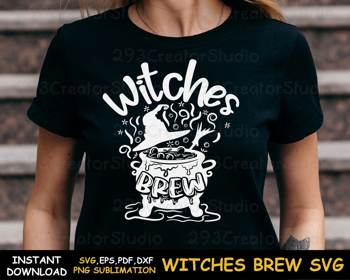 Witches Brew Png Shirt Print Halloween Party Decor Png - Etsy