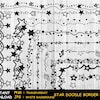 Star Border Clipart, Doodle Frame PNG, Rectangle Frame Png, Digital ...