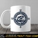 Svg Files for Cricut, Trout Fish Compass Png Shirt, Cool Fishing Shirt ...