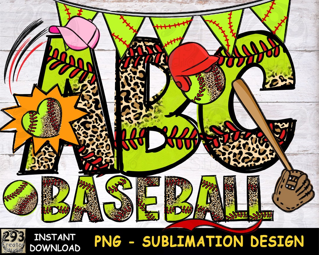 Alphabet Softball Leopard Png, Alphabet Letter Number, Softball Png ...