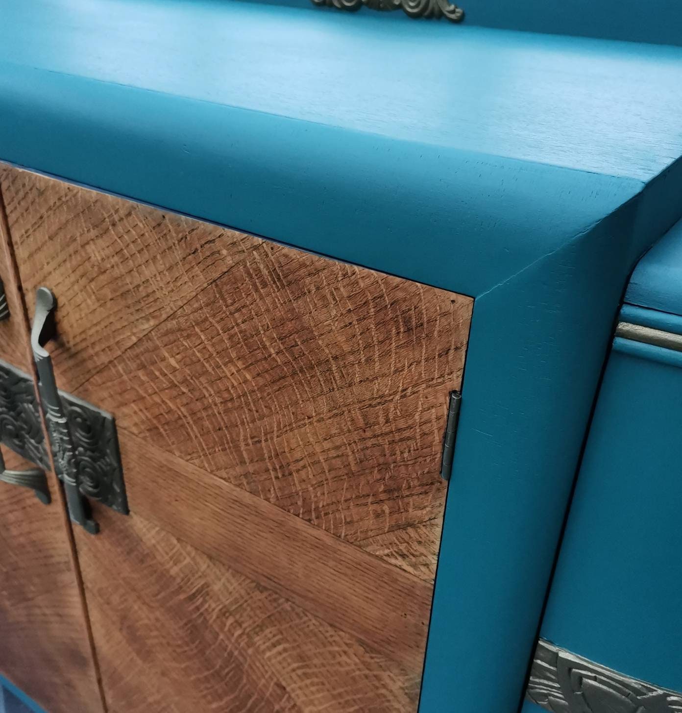 Bespoke Vintage Cocktail Cabinet Statement Sideboard Art | Etsy